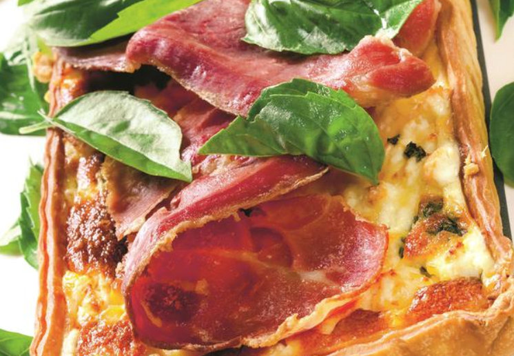 Tartă cu șuncă - SanatateInBucate.com